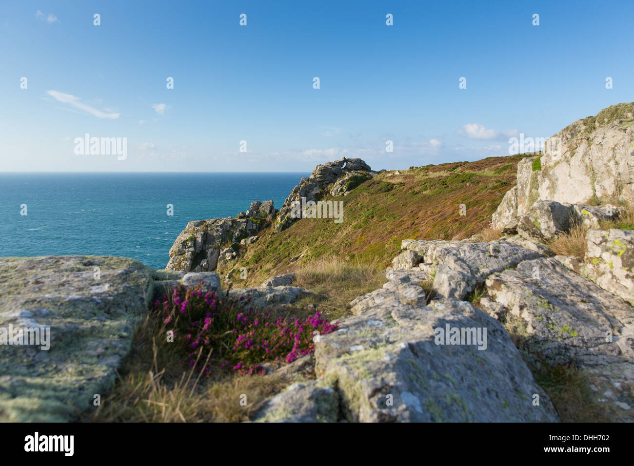 Zennor Head Cornwall England UK near St Ives on the South West Coast ...