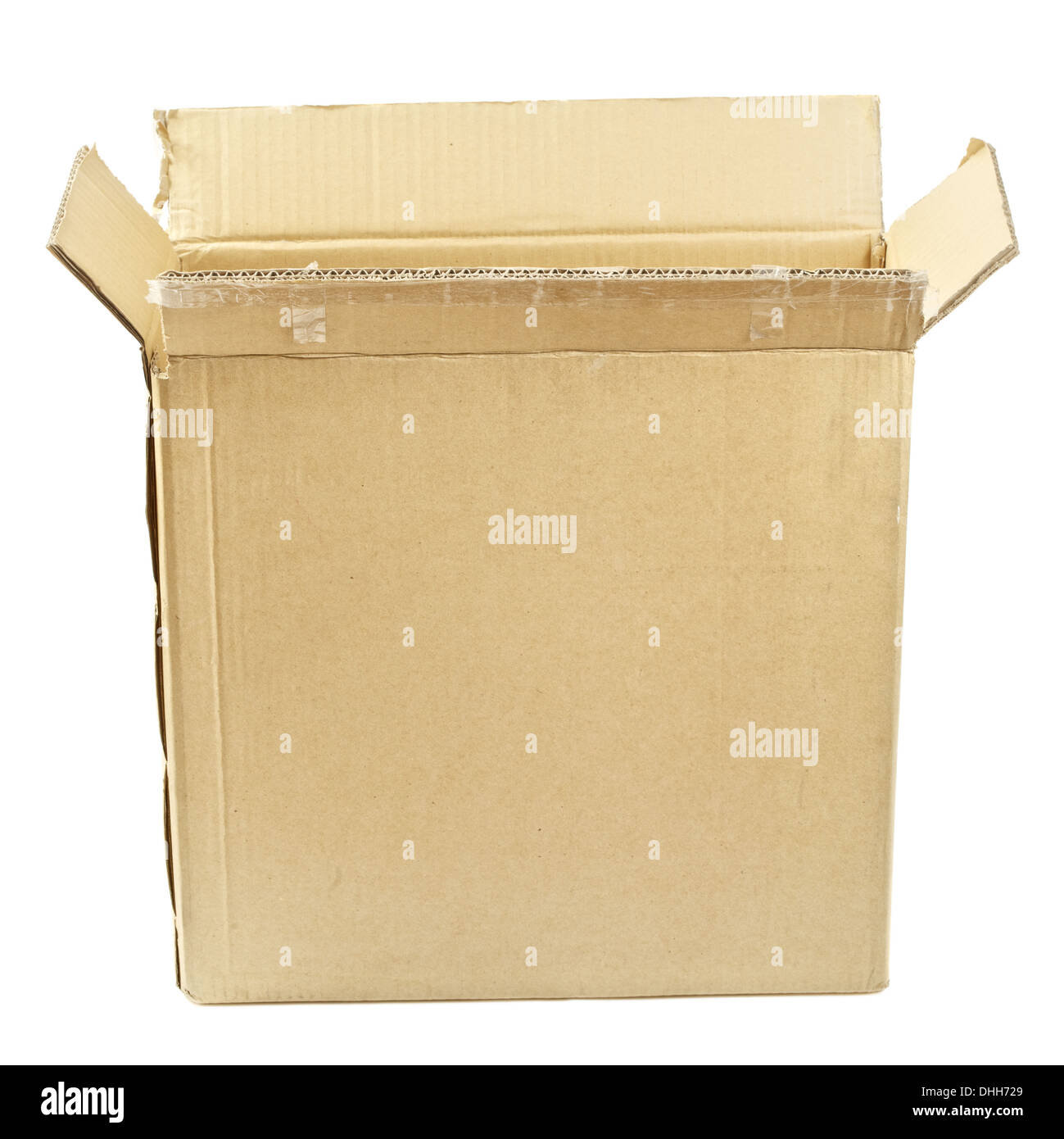 Box of merch or merchandise delivery box square cardboard box hi-res ...