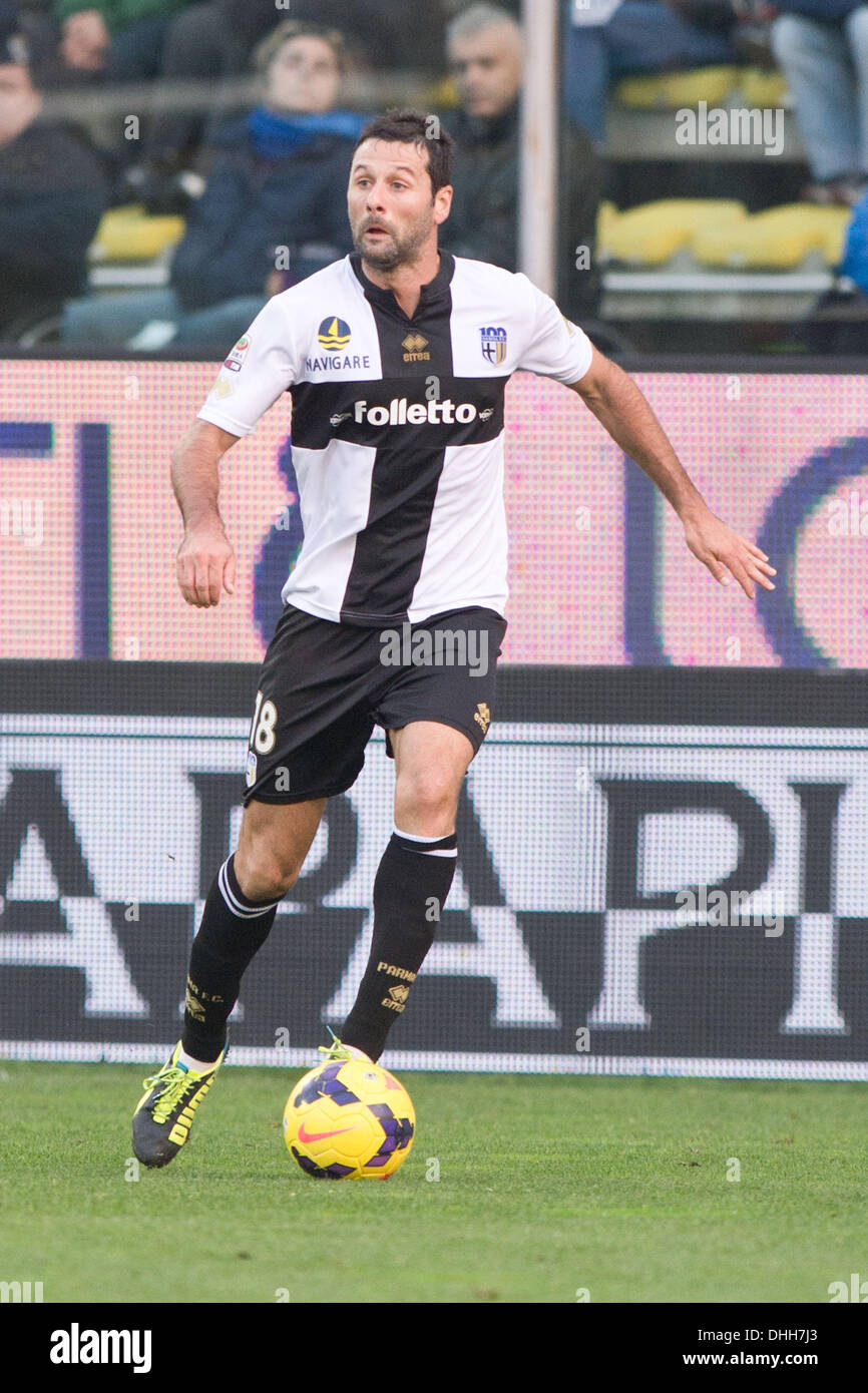Parma, Italy. 10th Nov, 2013. Massimo Gobbi (Parma) Football / Soccer ...