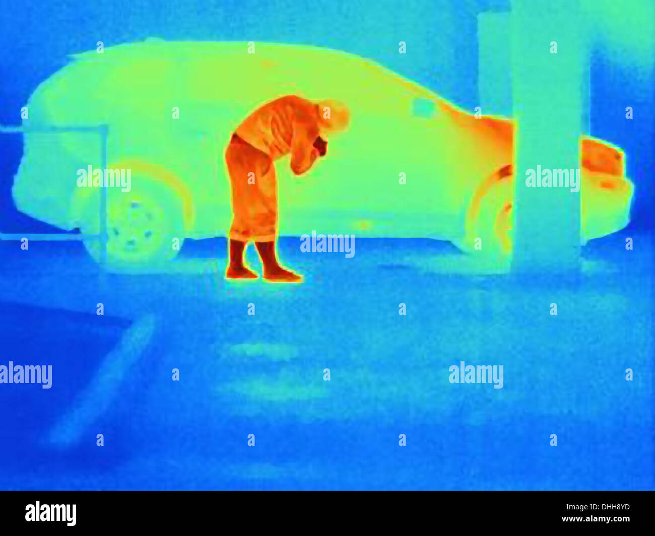 Car thermal image hi-res stock photography and images - Alamy
