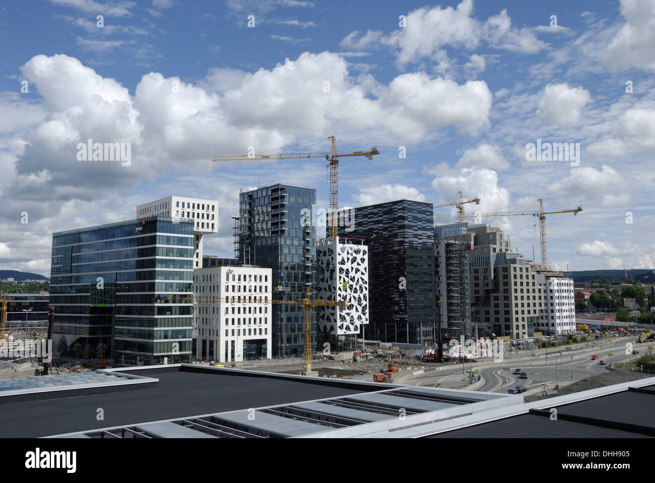 New Buildings in Downtown Oslo Stock Photo - Alamy