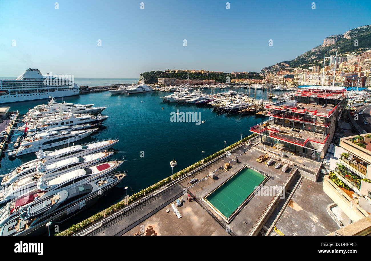 Port in Monaco Stock Photo - Alamy