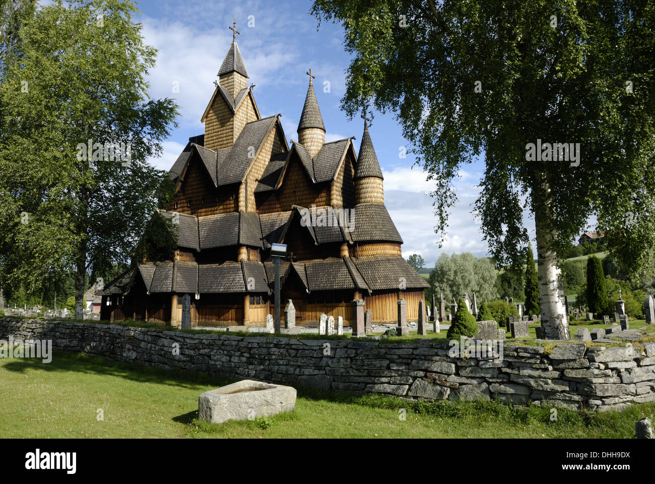 Stave Church Heddal Stock Photo - Alamy