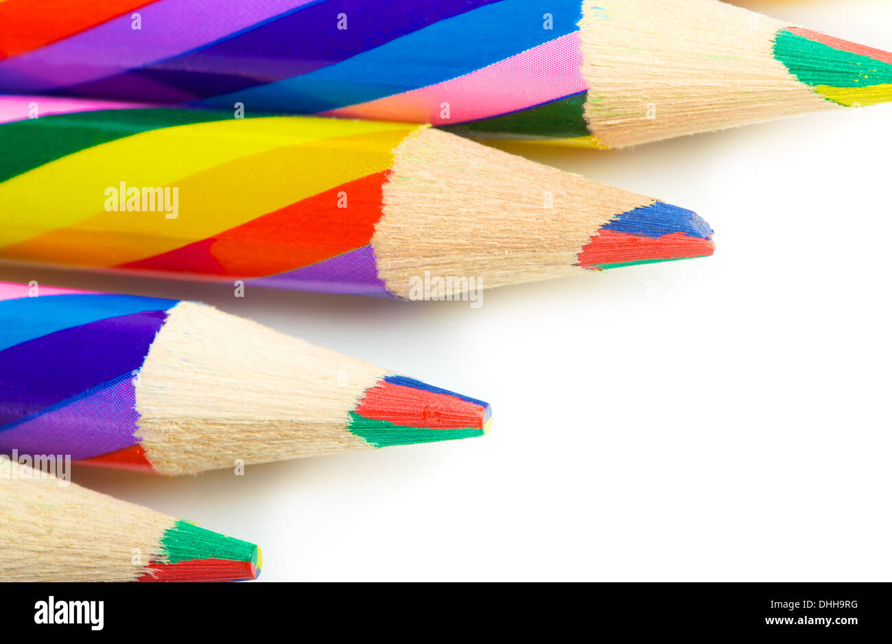 Striped pencils hi-res stock photography and images - Alamy