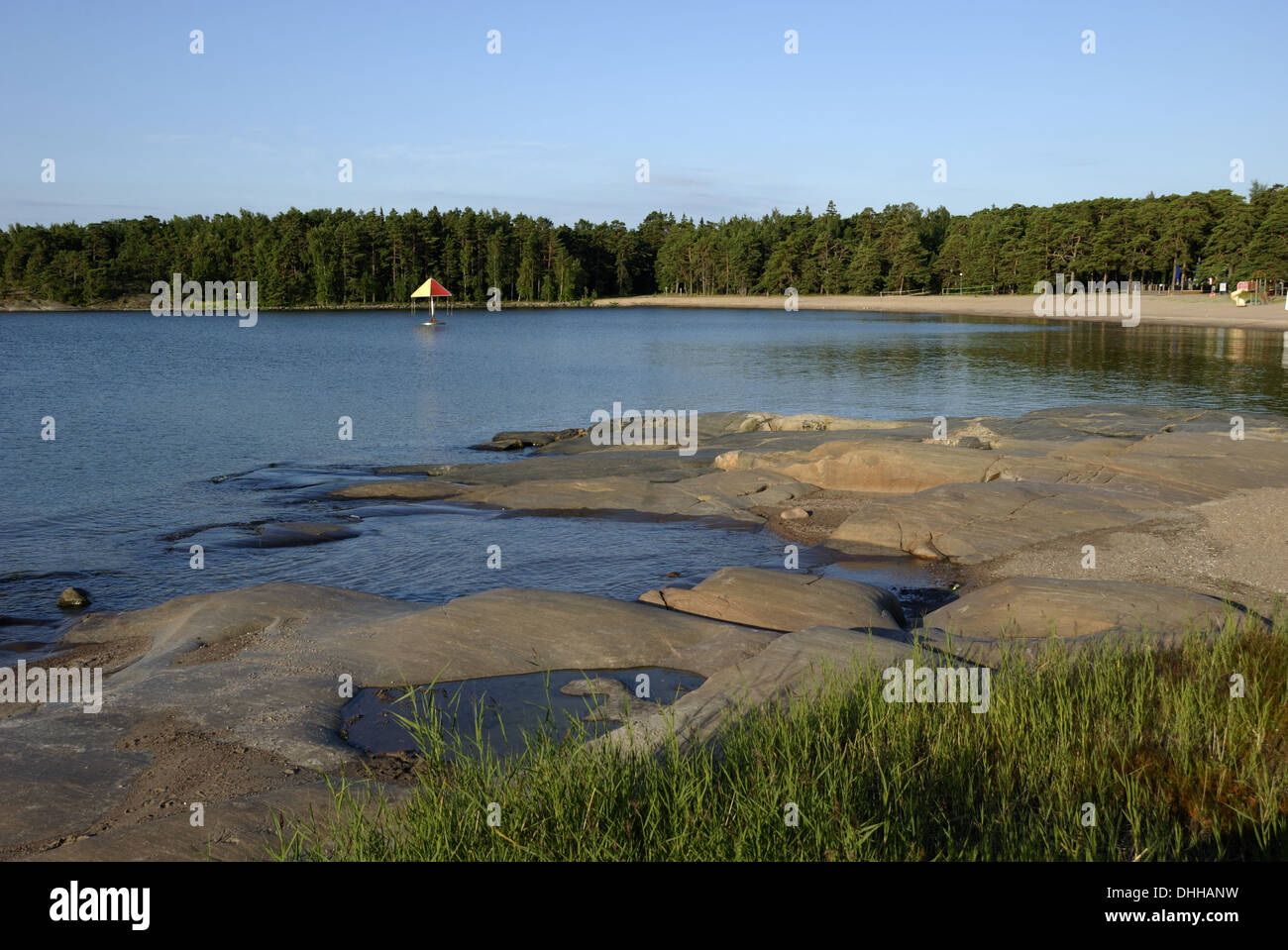 Coast at Plagen Beach in Hanko Stock Photo - Alamy
