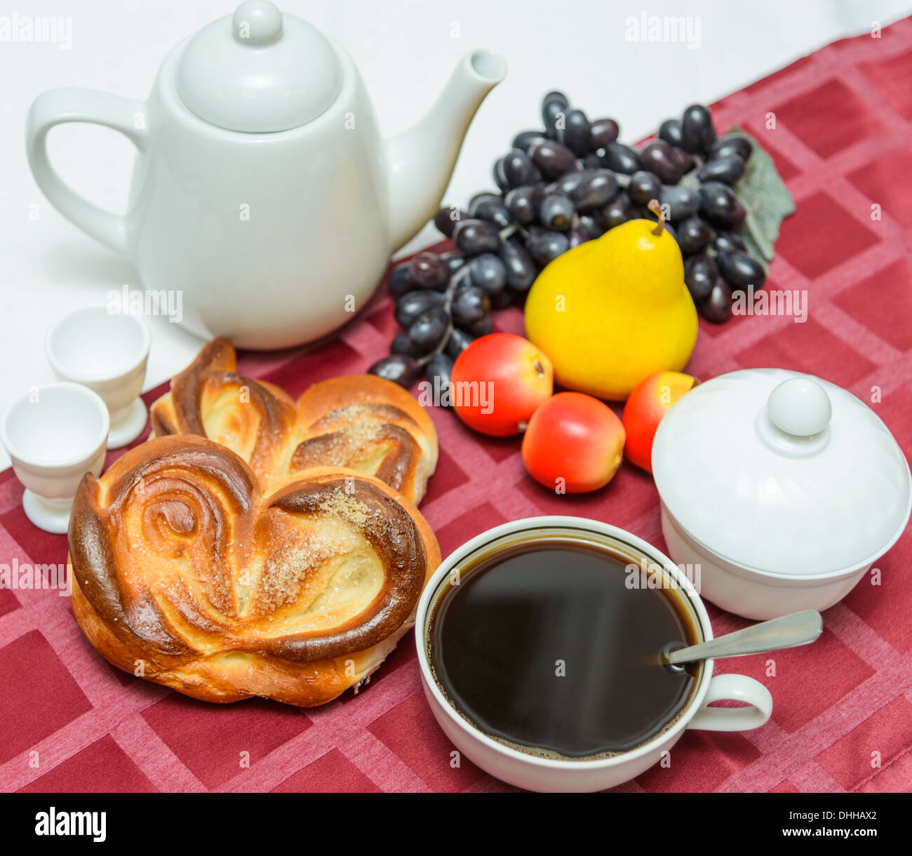 cake with tea Stock Photo - Alamy