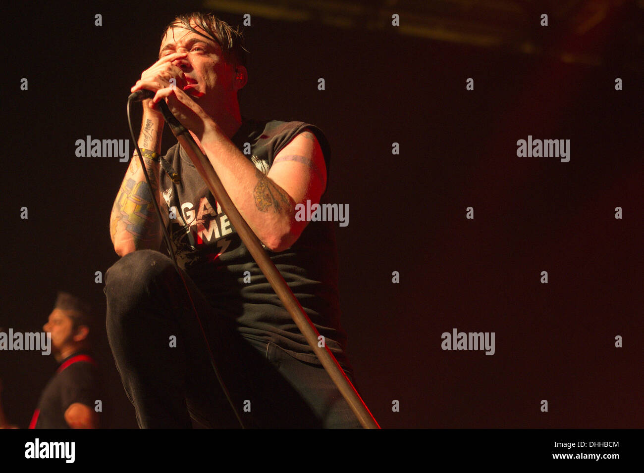 Benjamin Kowalewicz of Billy Talent live in the Arena. Berlin, 09.11. ...