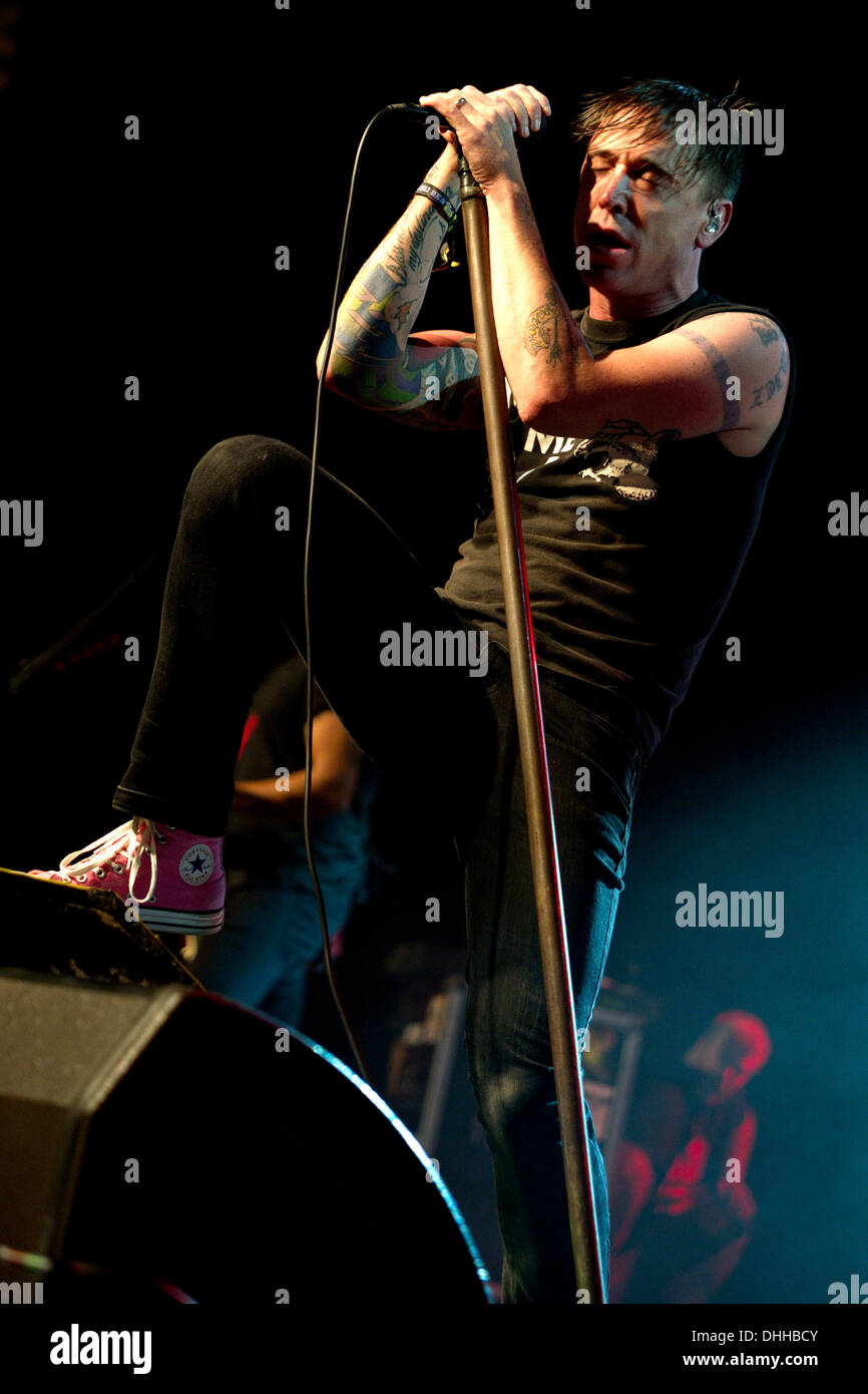 Benjamin Kowalewicz of Billy Talent live in the Arena. Berlin, 09.11. ...