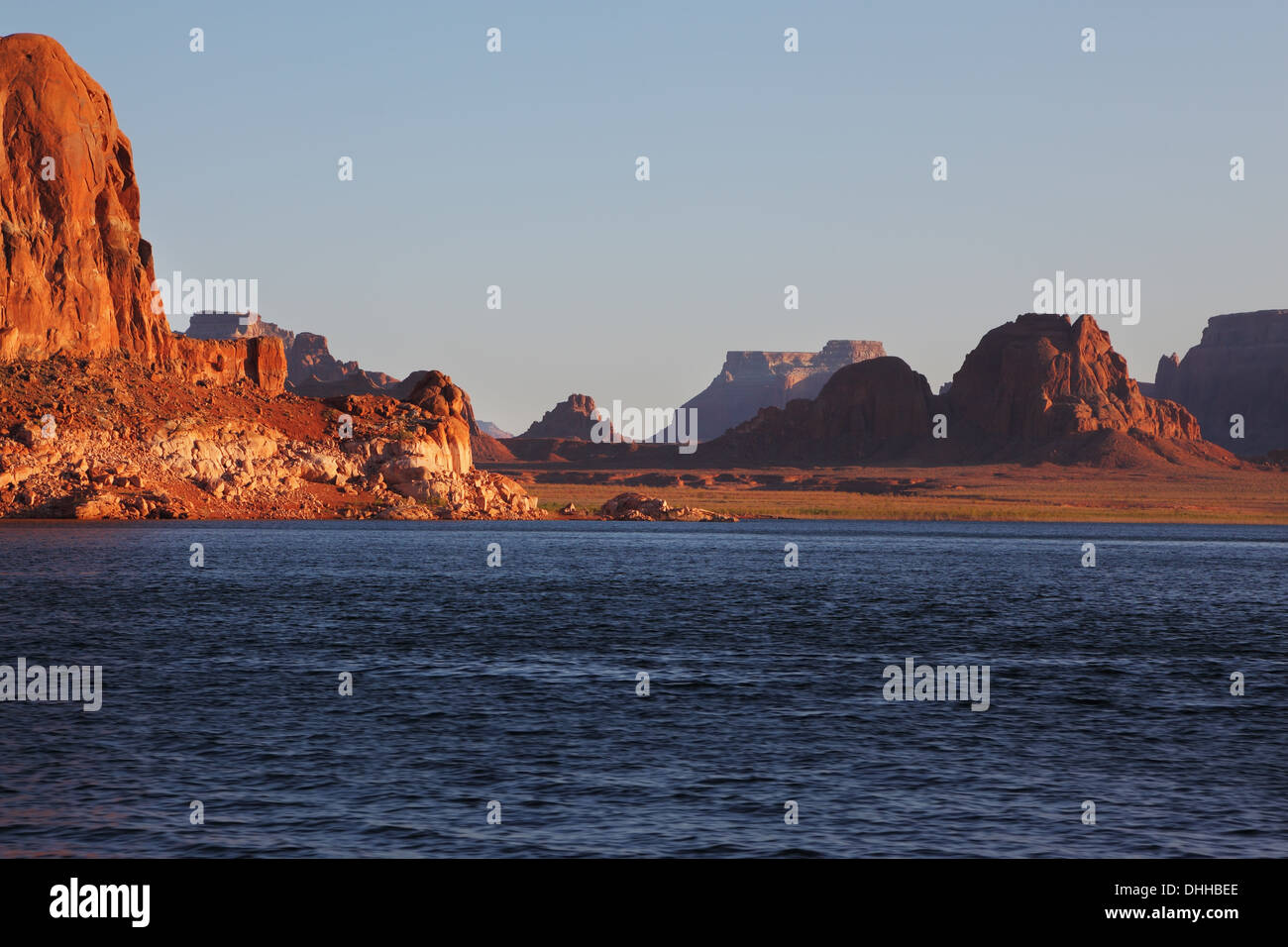 Lake Powell, sunset Stock Photo - Alamy