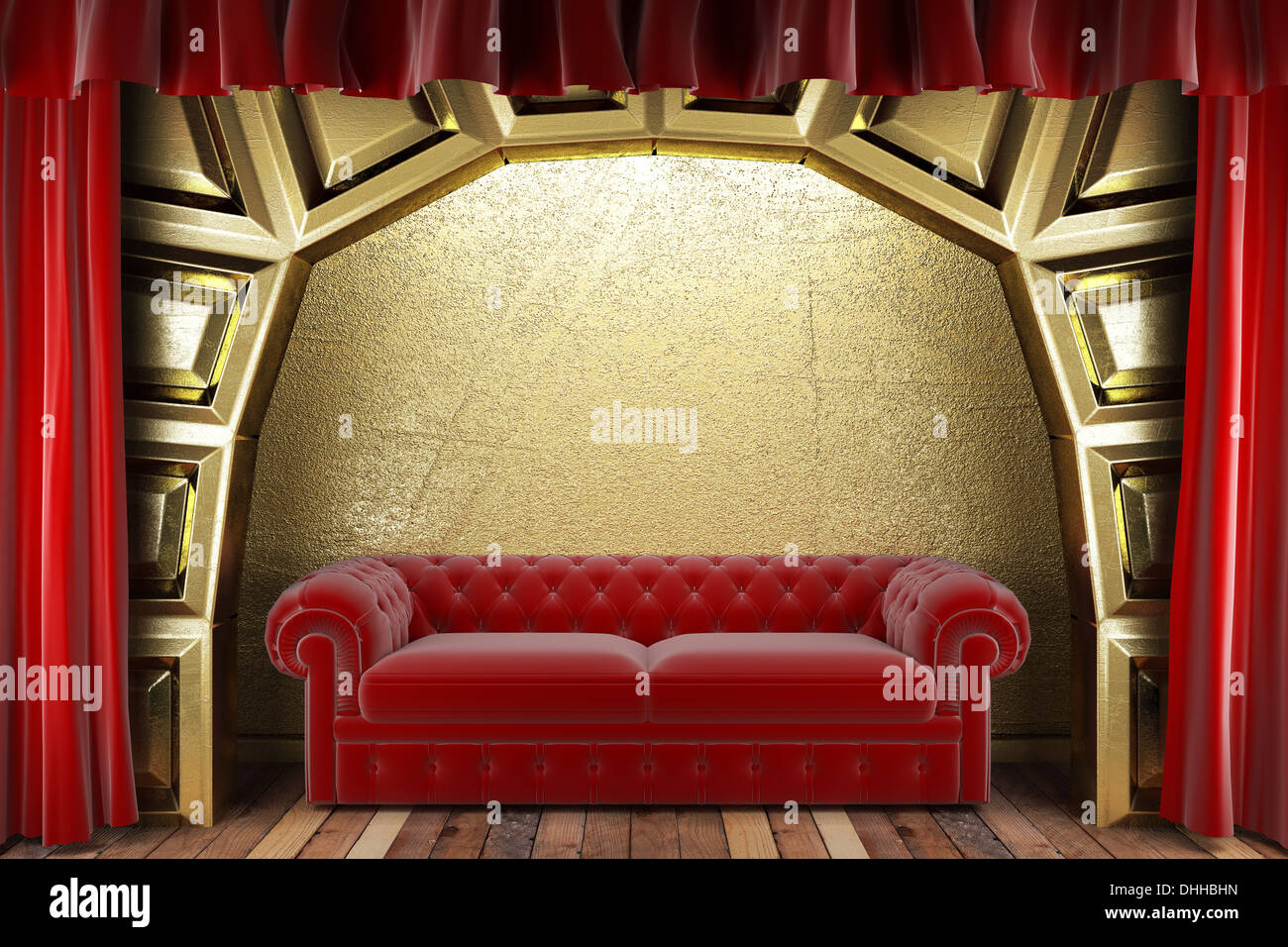 Sofa on stage hi-res stock photography and images - Alamy