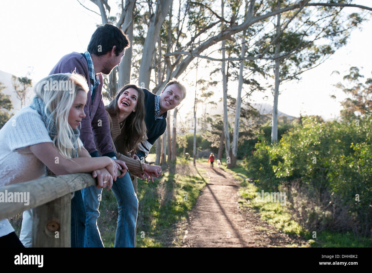 Leaning On Fence High Resolution Stock Photography and Images - Alamy