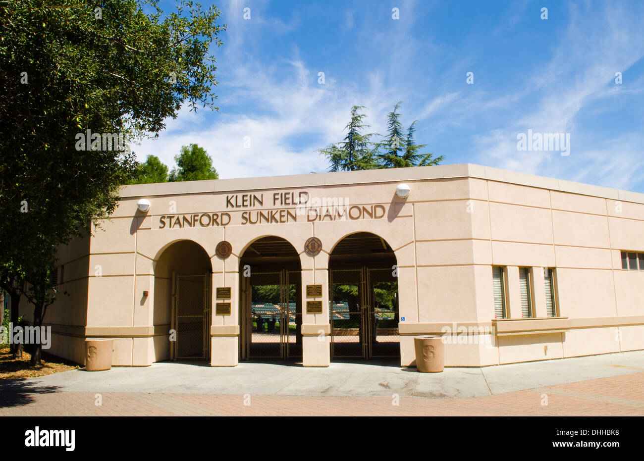 Stanford University in California baseball stadium Klein Field at ...