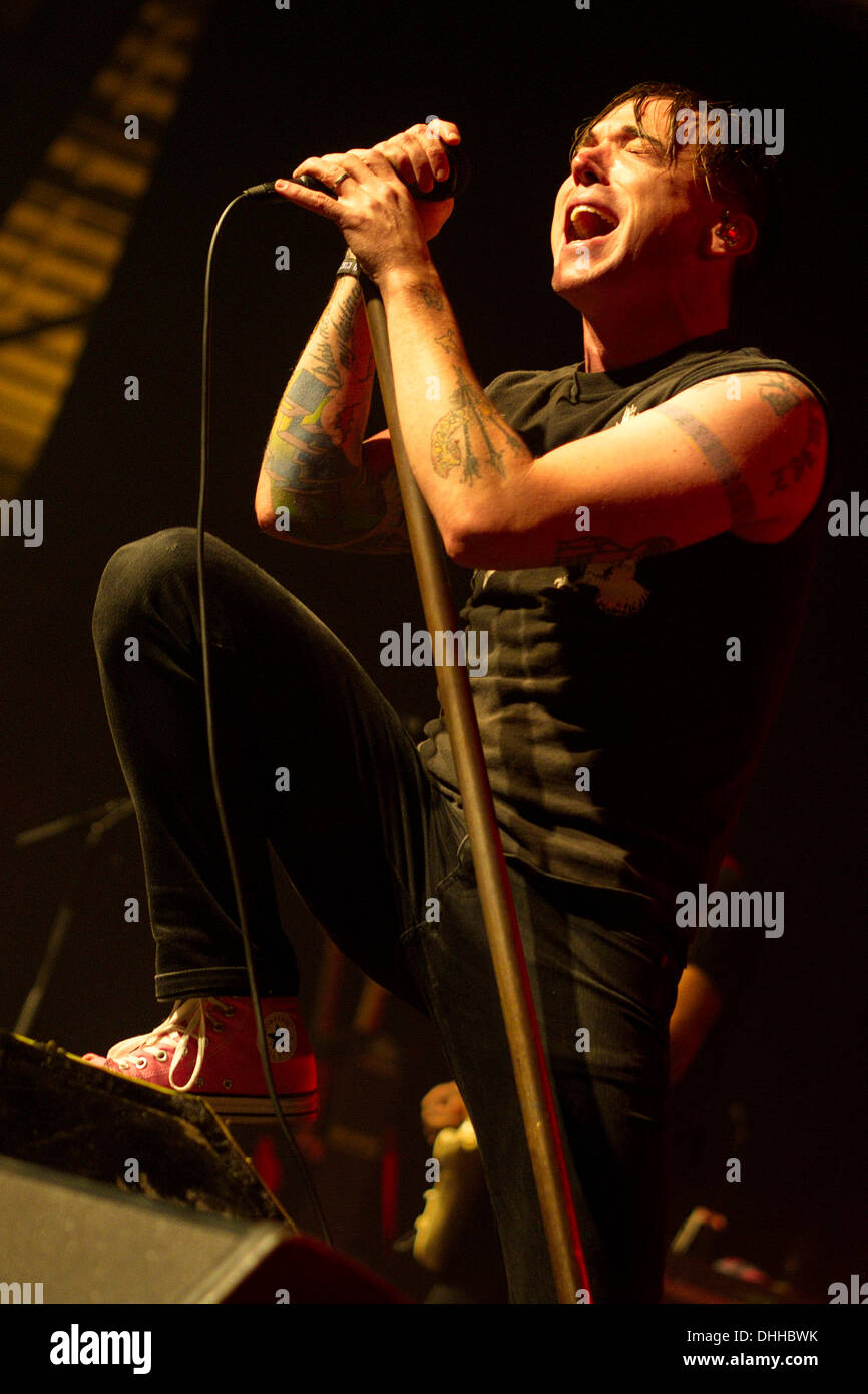 Benjamin Kowalewicz of Billy Talent live in the Arena. Berlin, 09.11. ...