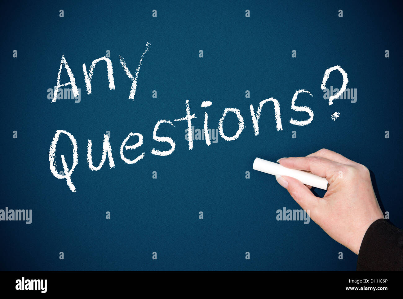 Any Questions Stock Photo - Alamy