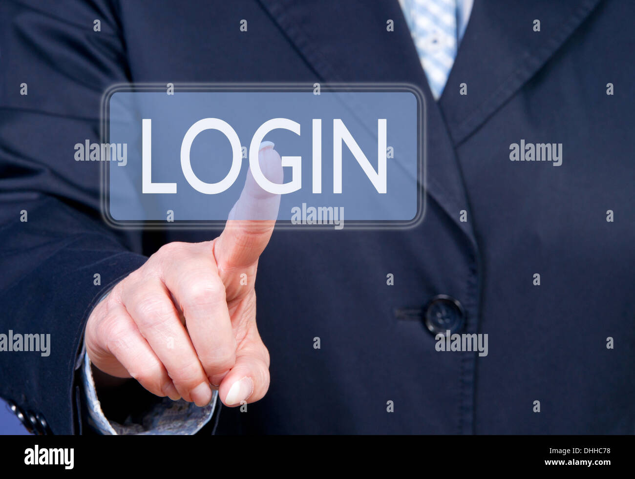 Login process hi-res stock photography and images - Alamy