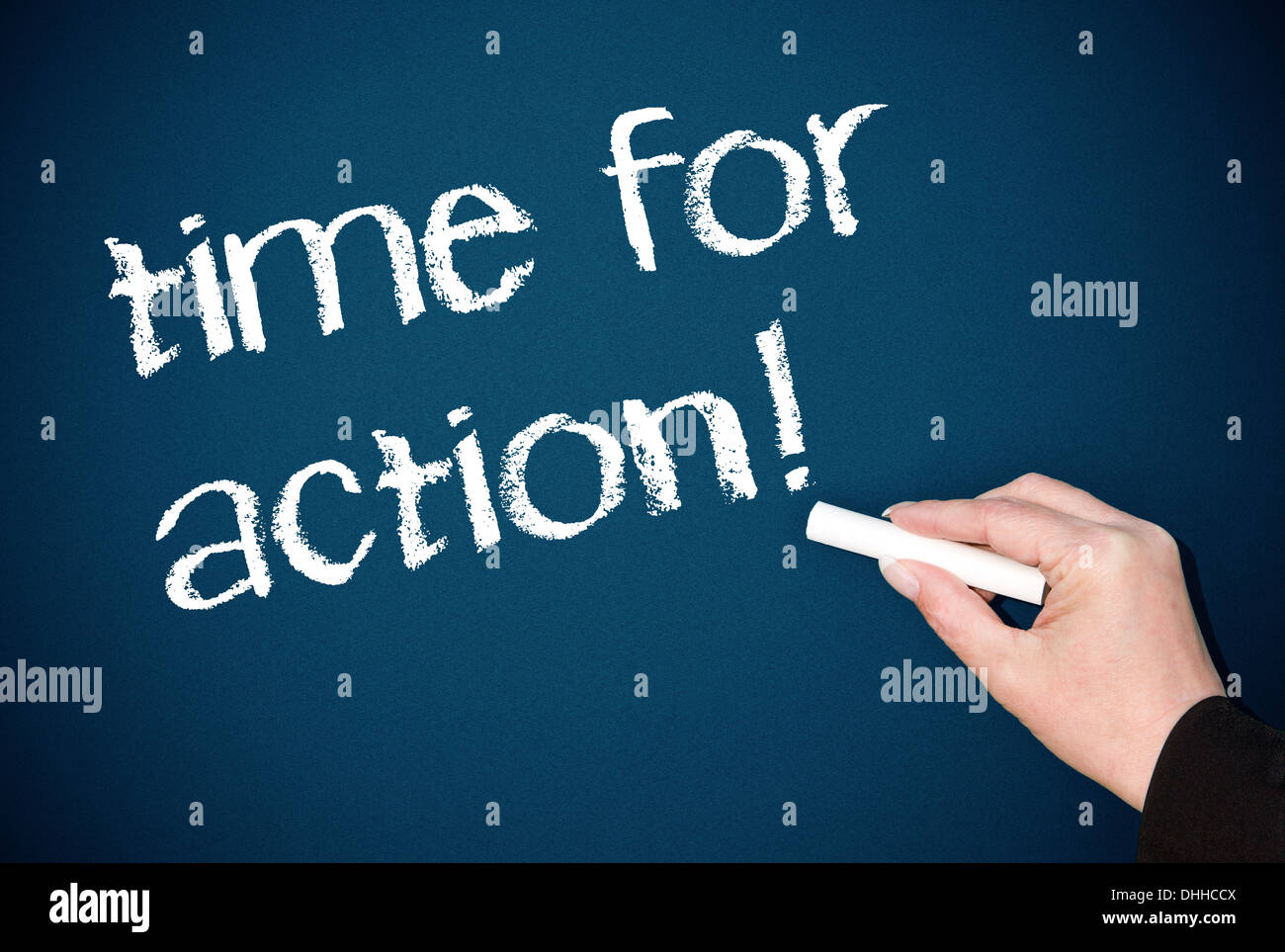 time for action ! Stock Photo - Alamy