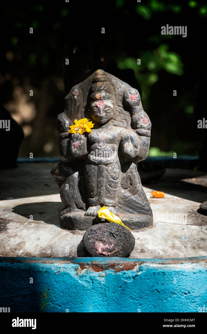 Altar in hindu temple in hi-res stock photography and images - Alamy