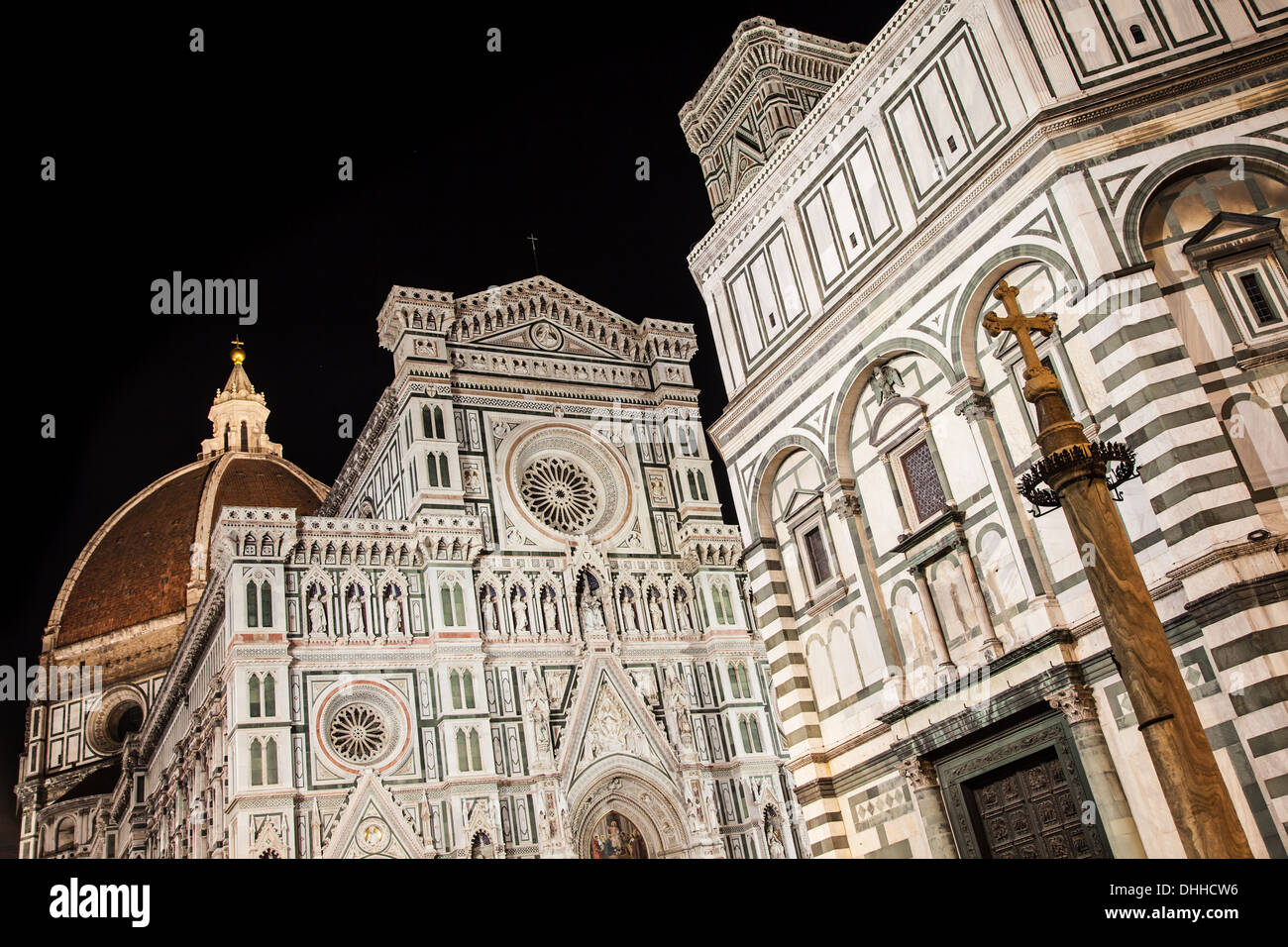 Duomo florence night hi-res stock photography and images - Alamy