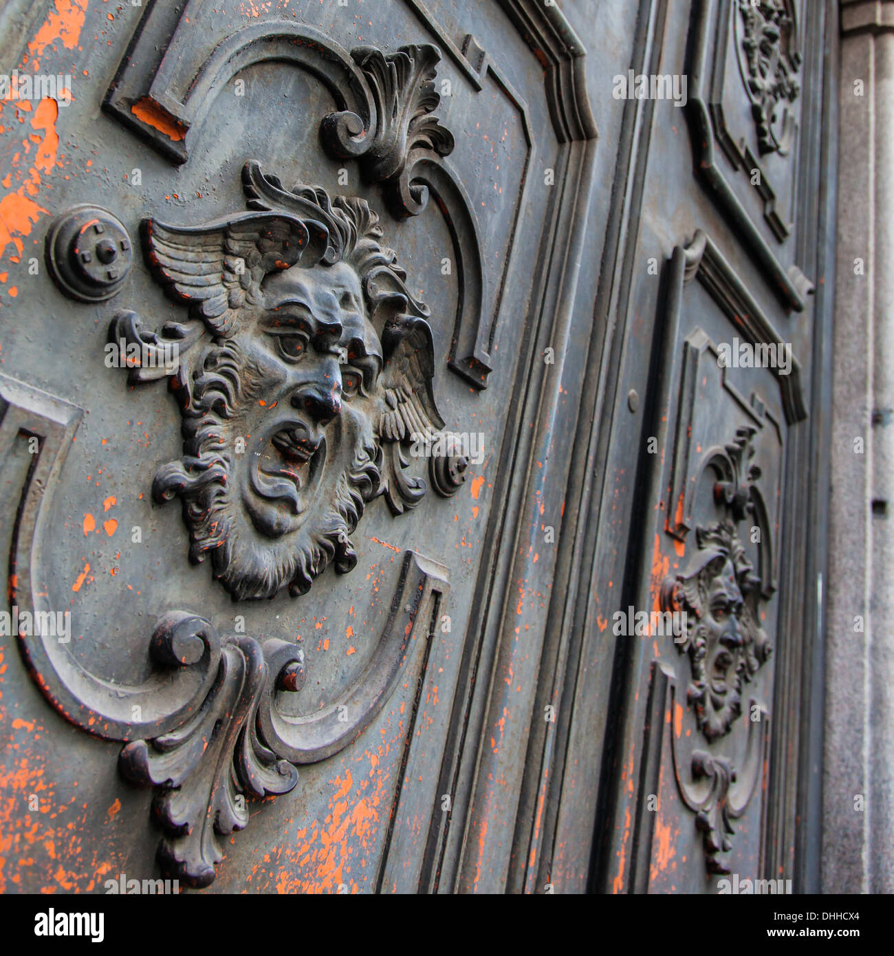 Demon door knocker hi-res stock photography and images - Alamy