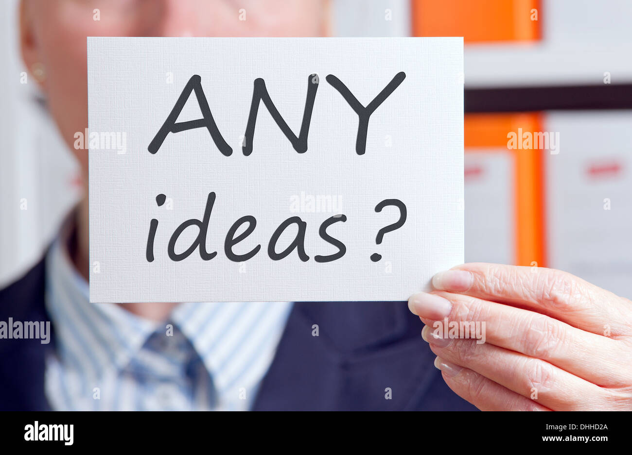 ANY ideas Stock Photo - Alamy