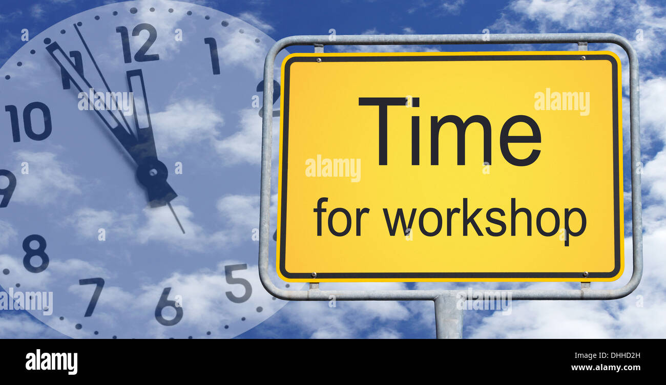 Time for workshop Stock Photo - Alamy