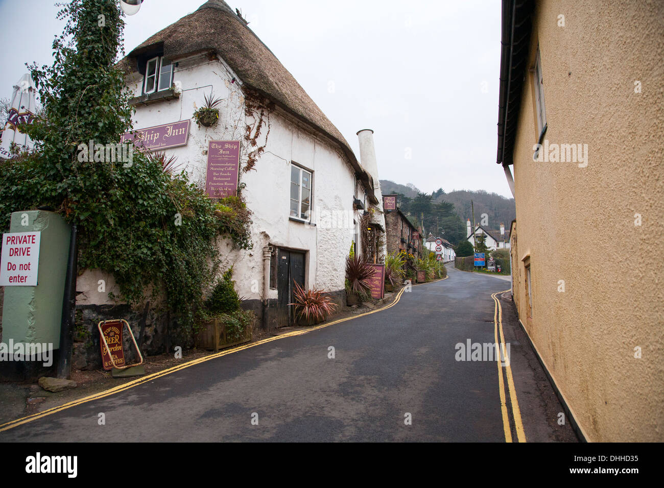Ship Inn Porlock High Resolution Stock Photography and Images - Alamy