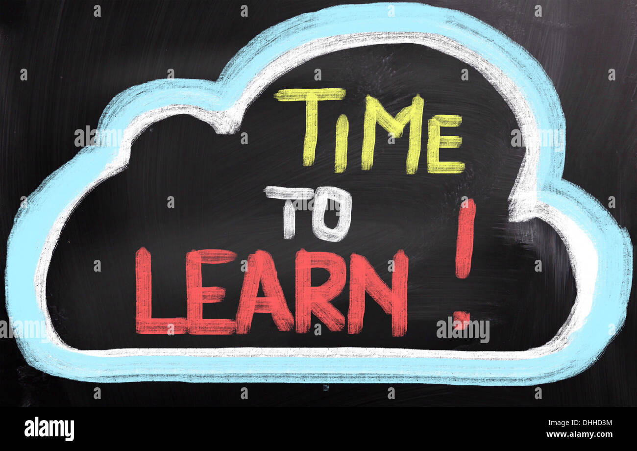 Time To Learn Concept Stock Photo - Alamy