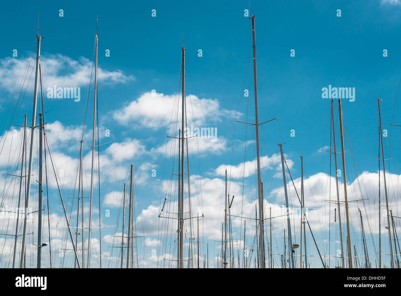 Sailing ship rigging masts shrouds hi-res stock photography and images ...