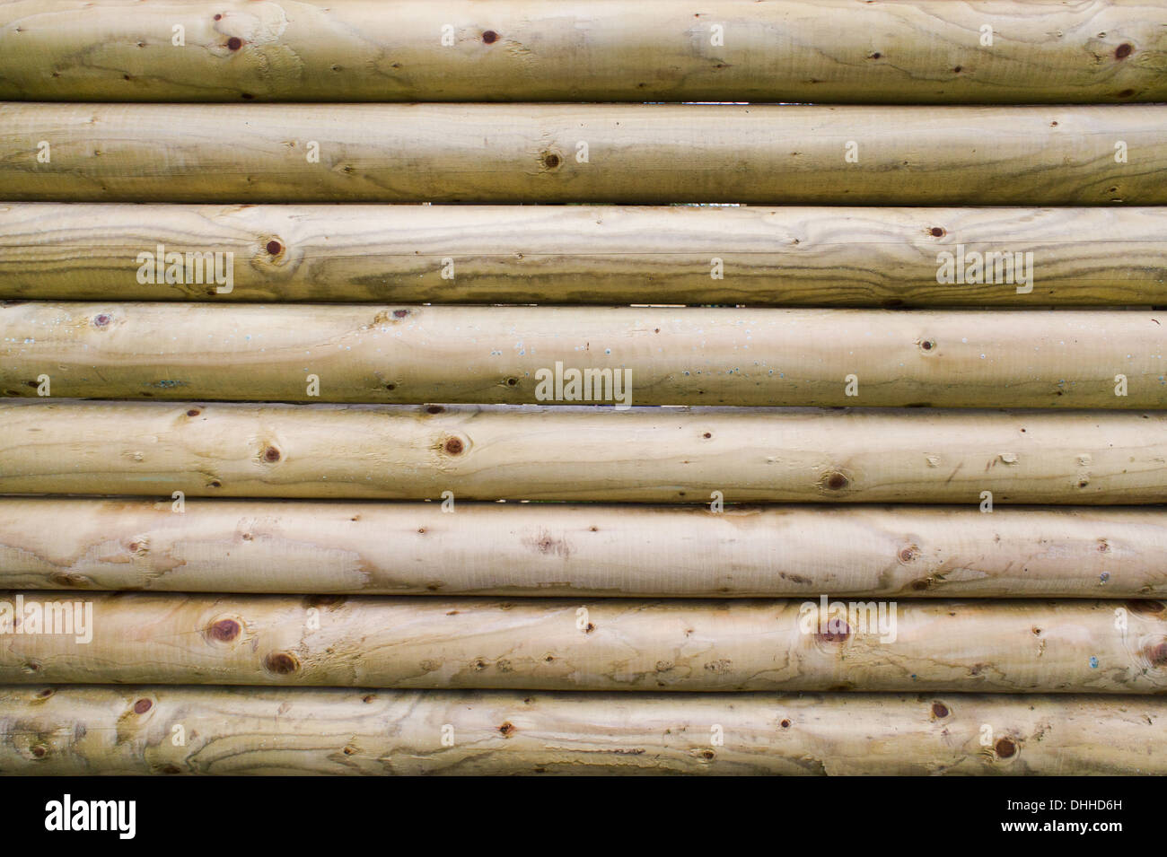 Horizontal wooden poles as a detailed background image Stock Photo - Alamy