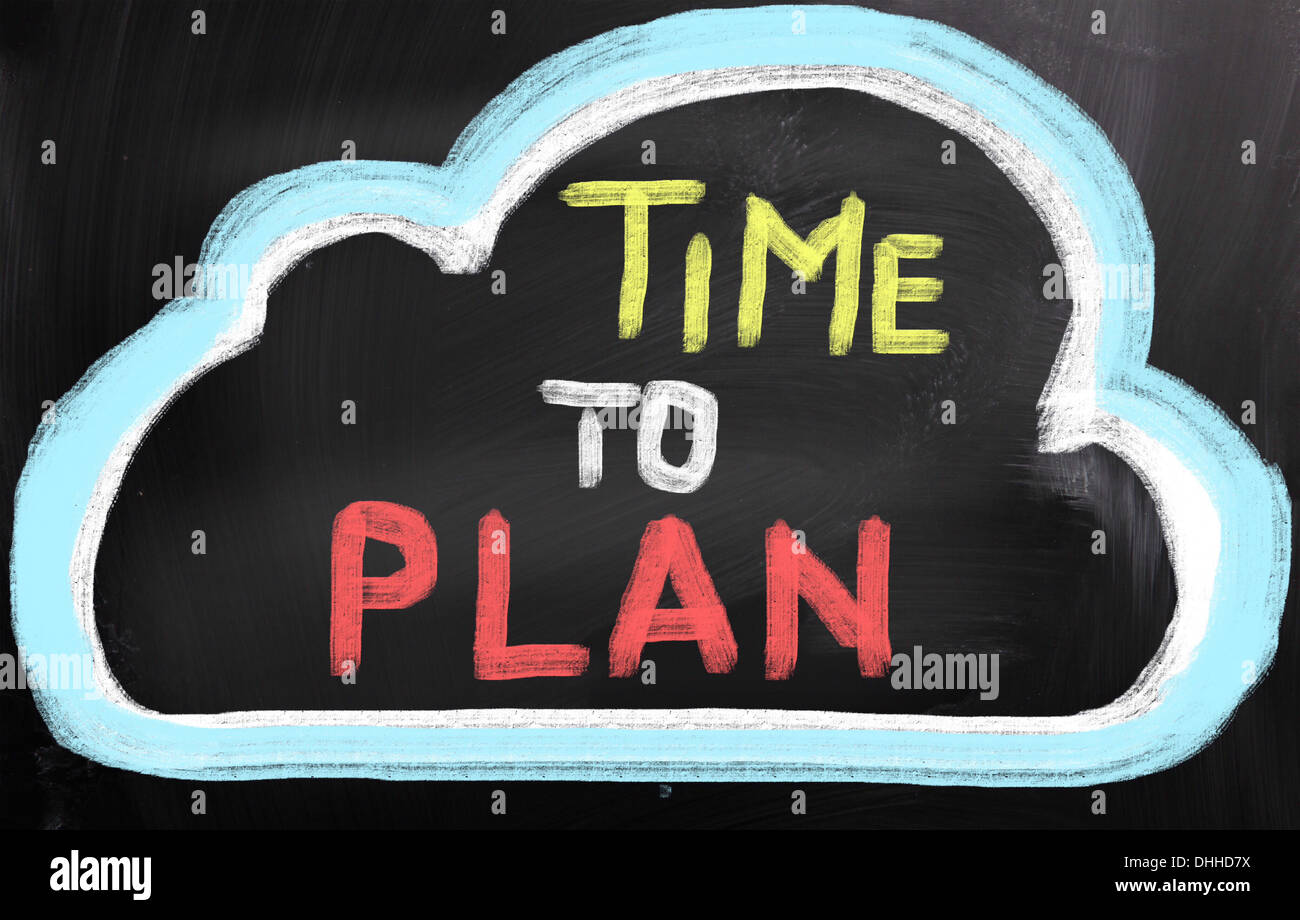 Time To Plan Concept Stock Photo - Alamy
