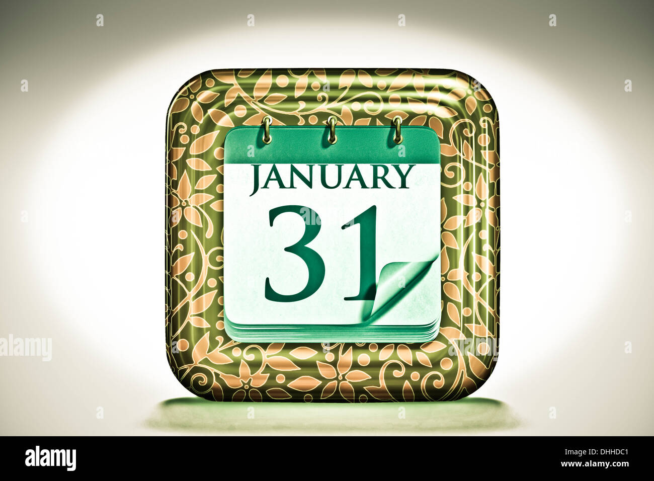 Calendar, January Month Stock Photo - Alamy