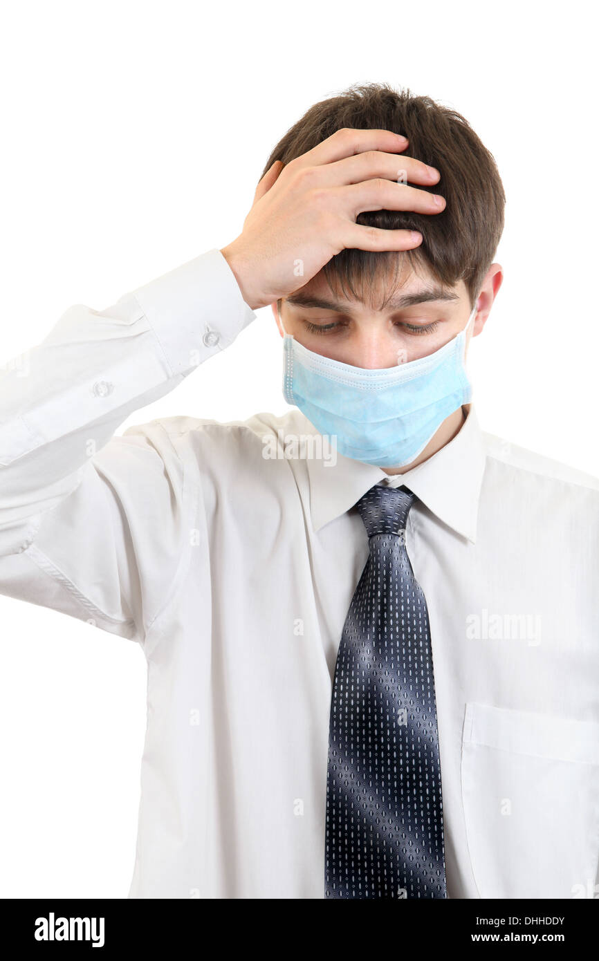 Sad man in mask hi-res stock photography and images - Alamy