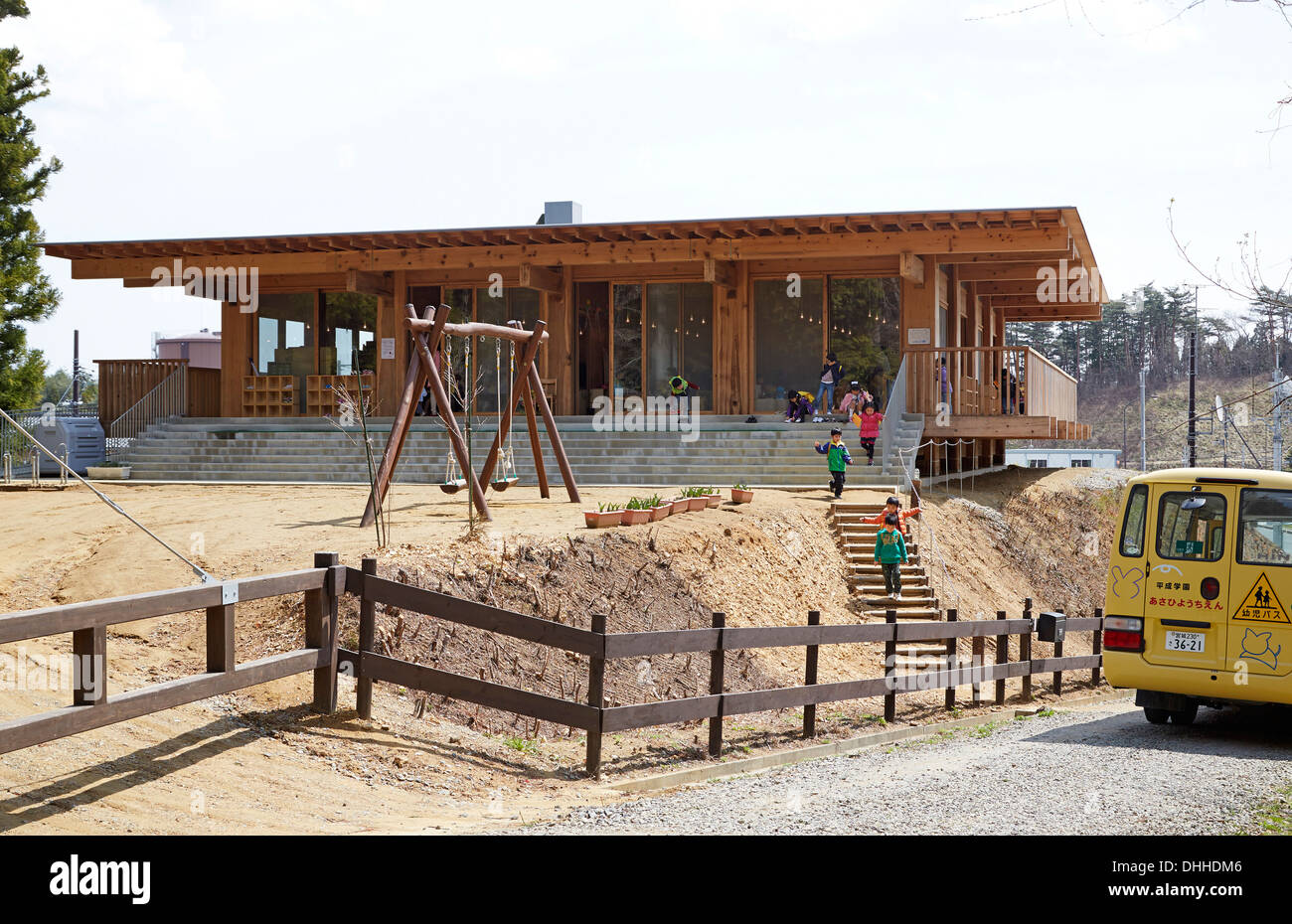 Asahi Kindergarten, Minamisanriku, Japan. Architect: Tezuka Architects ...