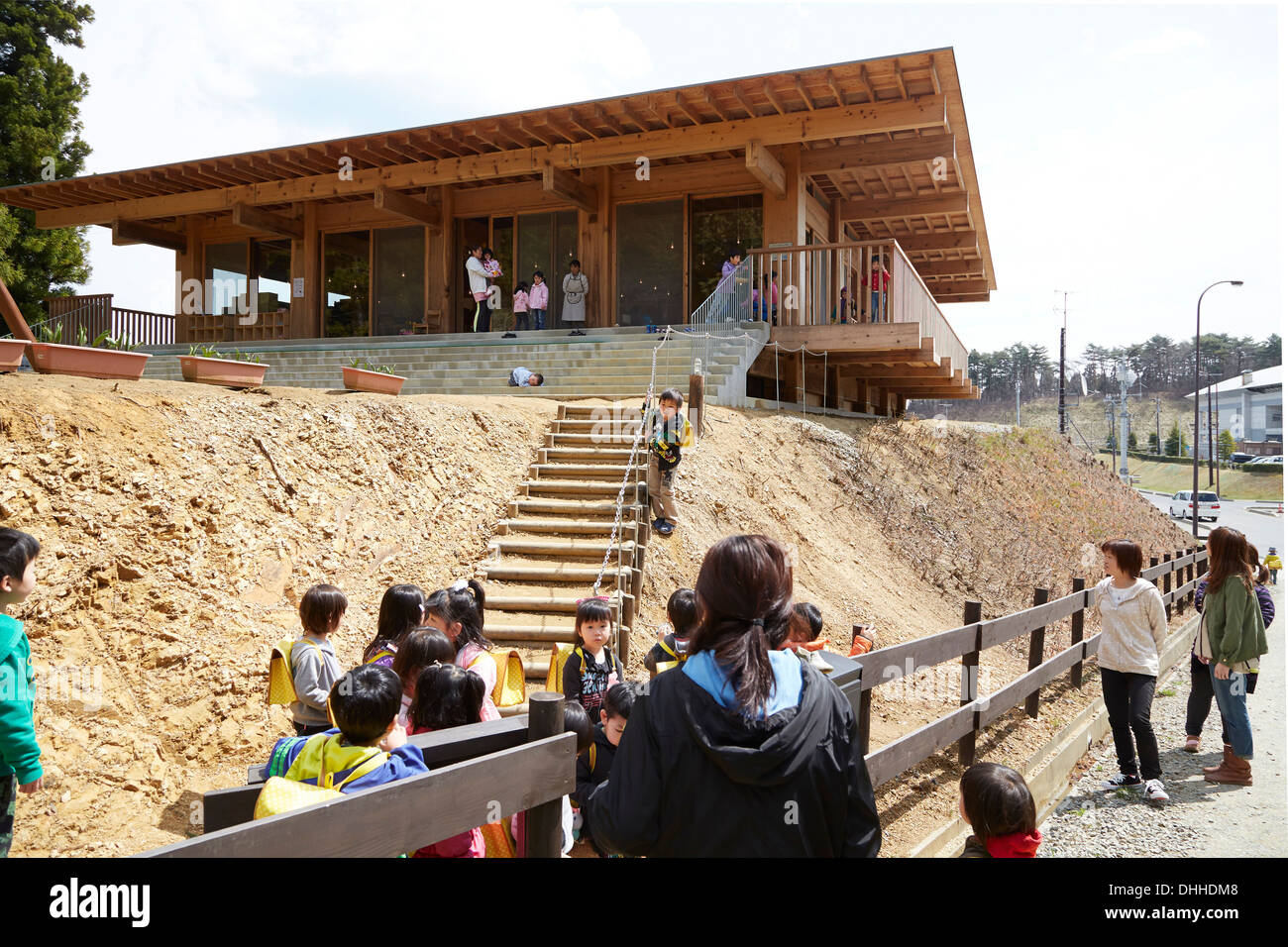 Asahi Kindergarten, Minamisanriku, Japan. Architect: Tezuka Architects ...