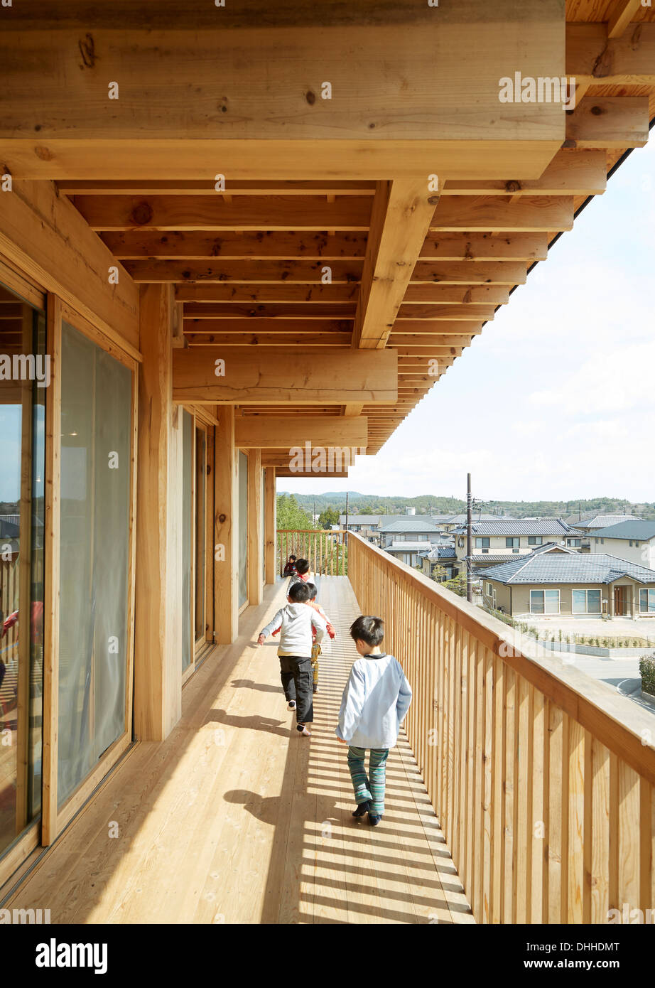 Asahi Kindergarten, Minamisanriku, Japan. Architect: Tezuka Architects ...