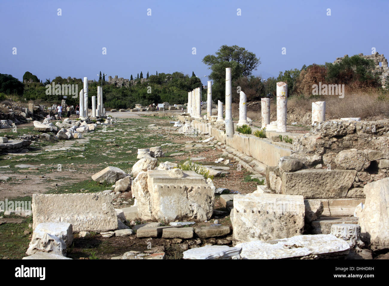 roman ruins in Side Stock Photo - Alamy
