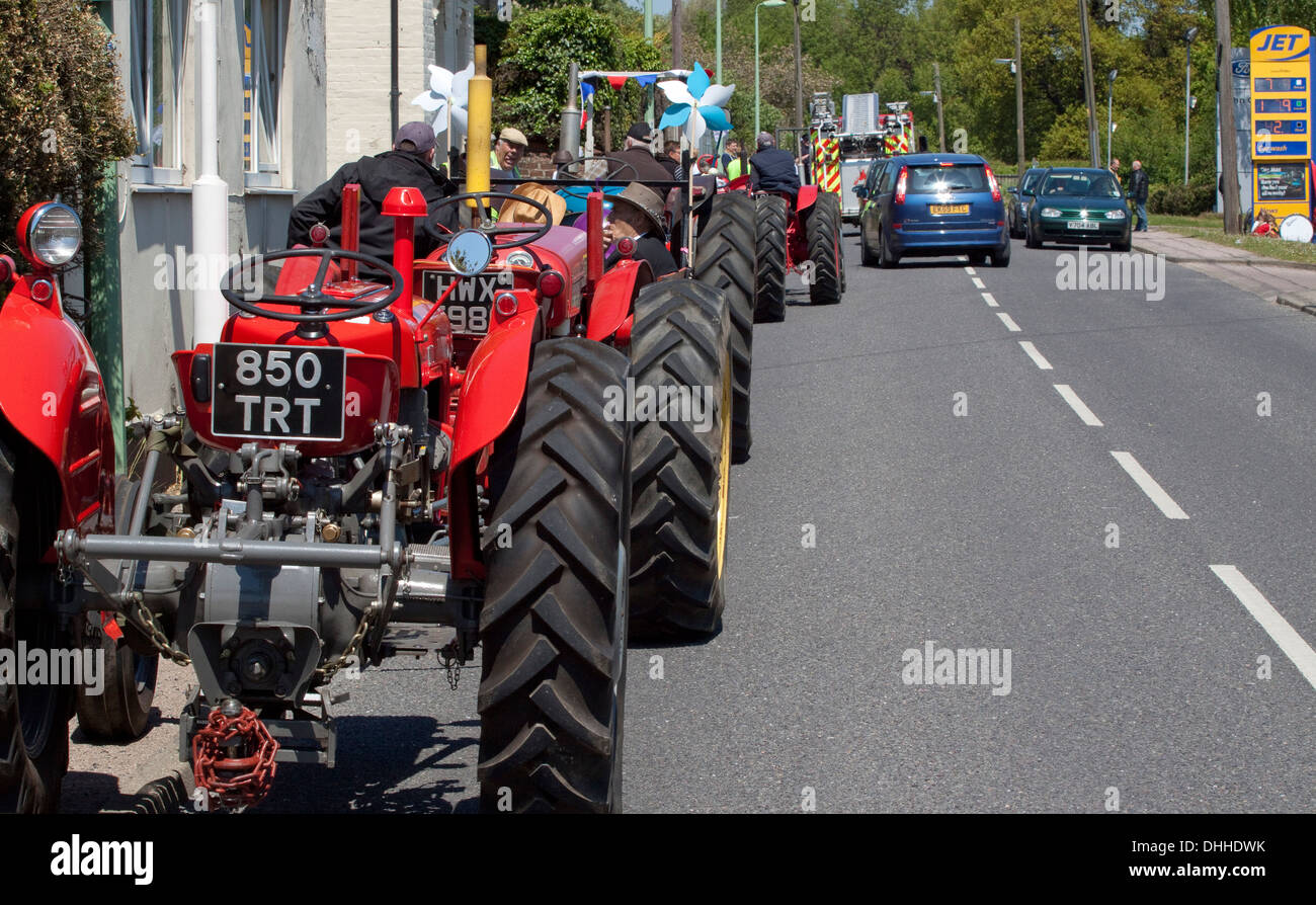 Tractor rear view hi-res stock photography and images - Alamy