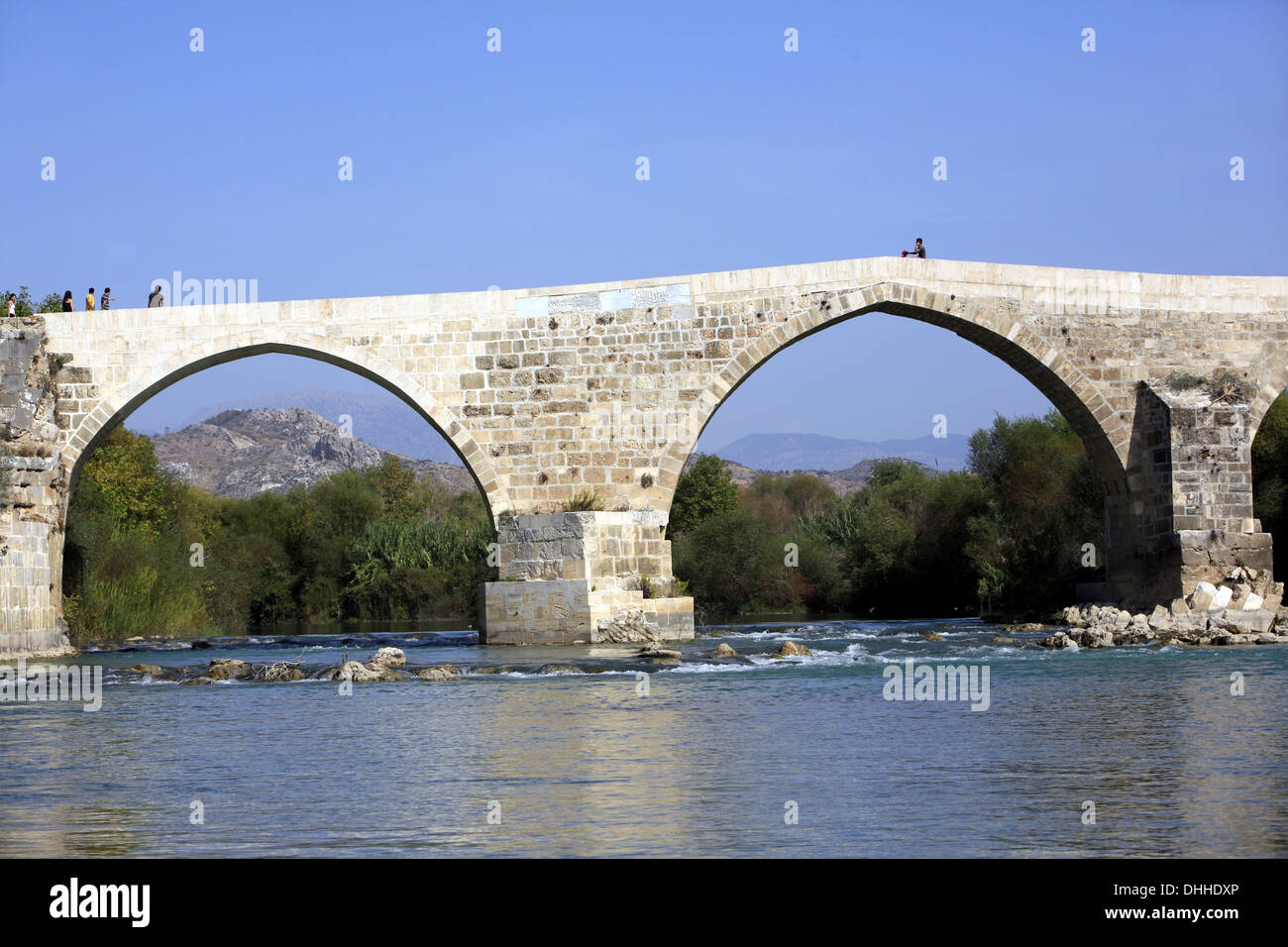 Roman bridge spanning the Seyhan River Stock Photo - Alamy