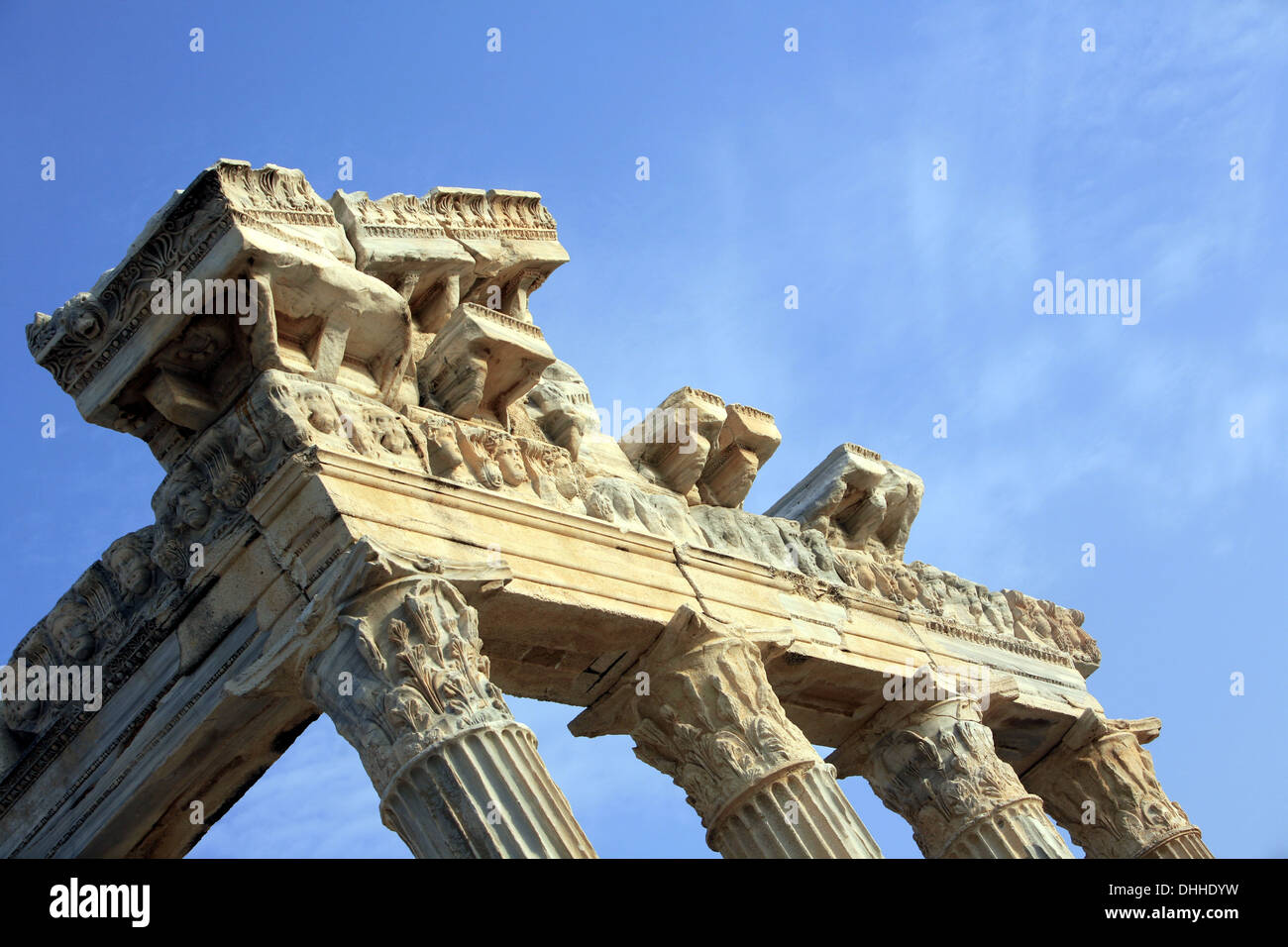 Temple of Apollo Side Stock Photo - Alamy