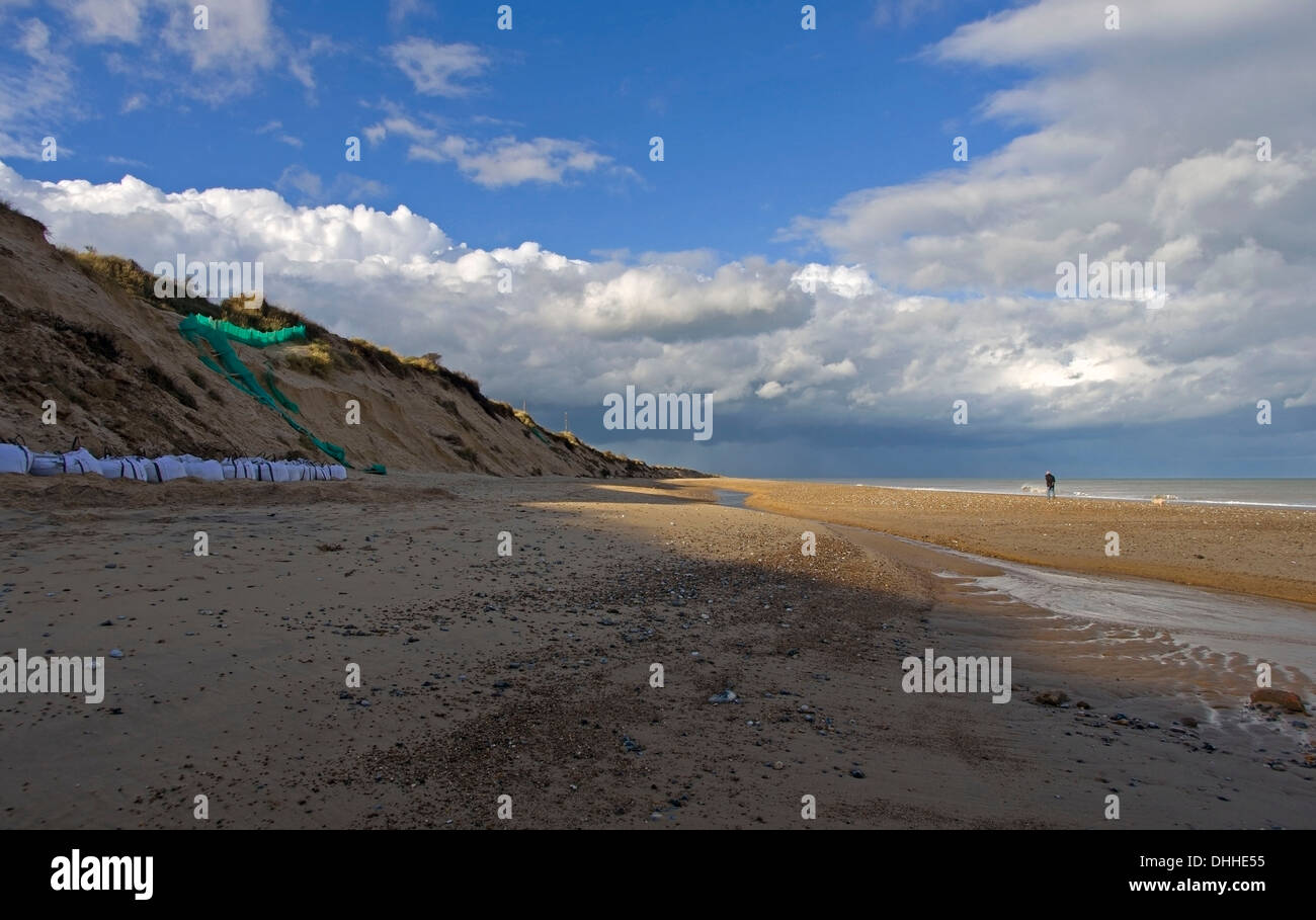 Hemsby beach Eastern coast of Norfolk Stock Photo - Alamy
