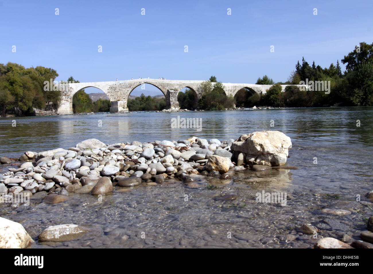Roman bridge spanning the Seyhan River Stock Photo - Alamy