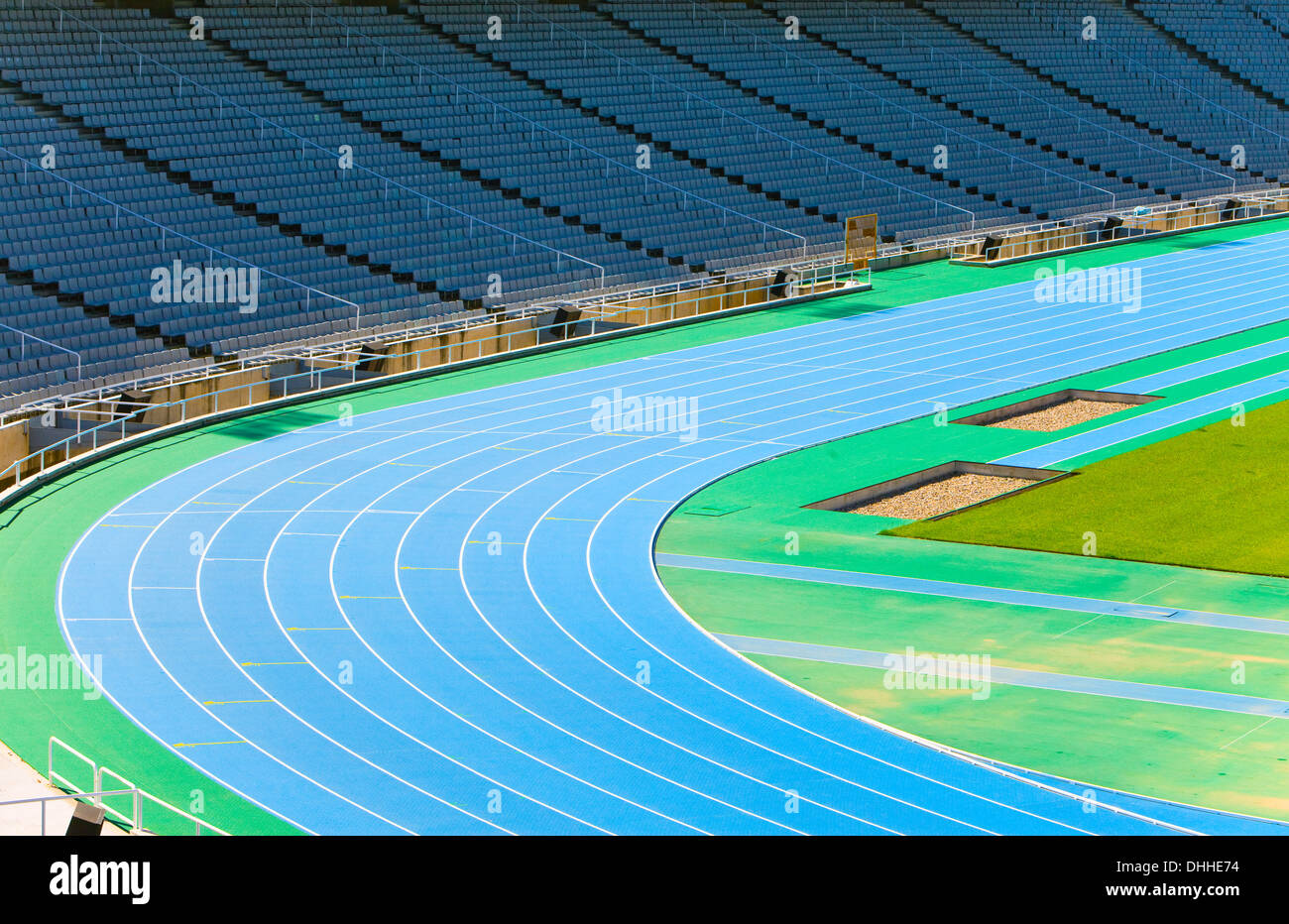stadium. Running track Stock Photo - Alamy