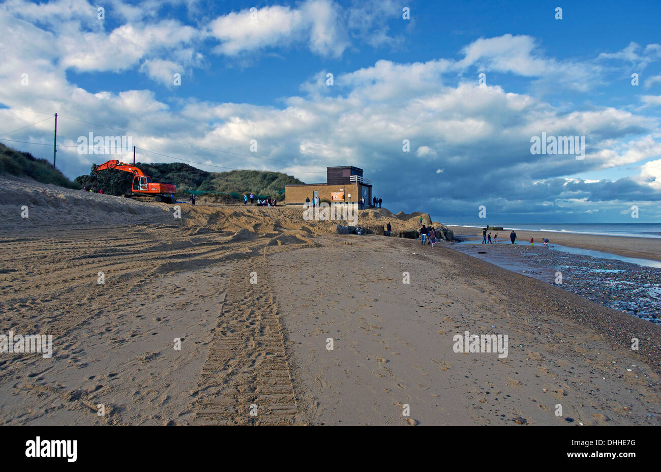 Hemsby beach Eastern coast of Norfolk Stock Photo - Alamy