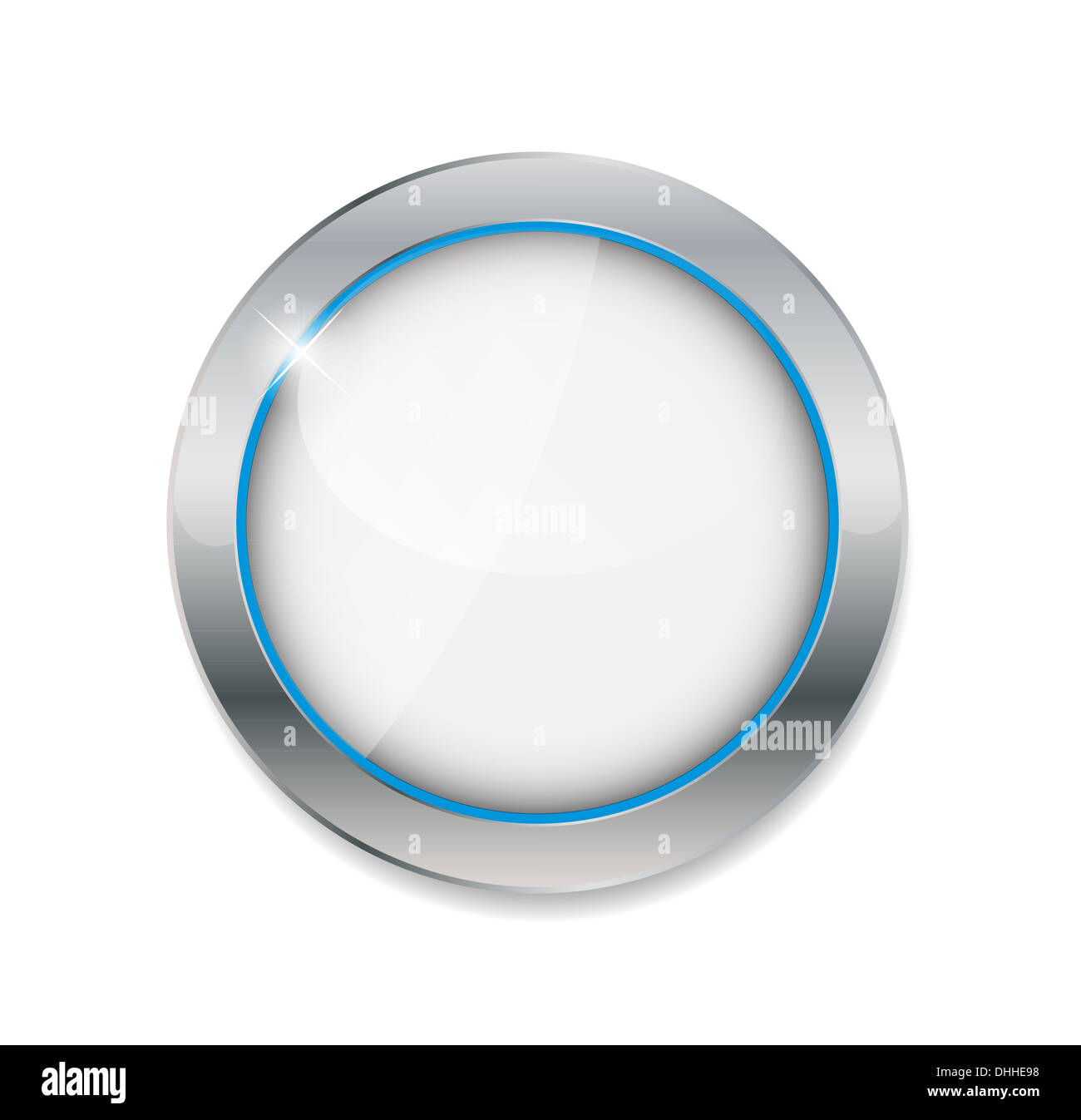 Vector silver sign, label template Stock Photo - Alamy