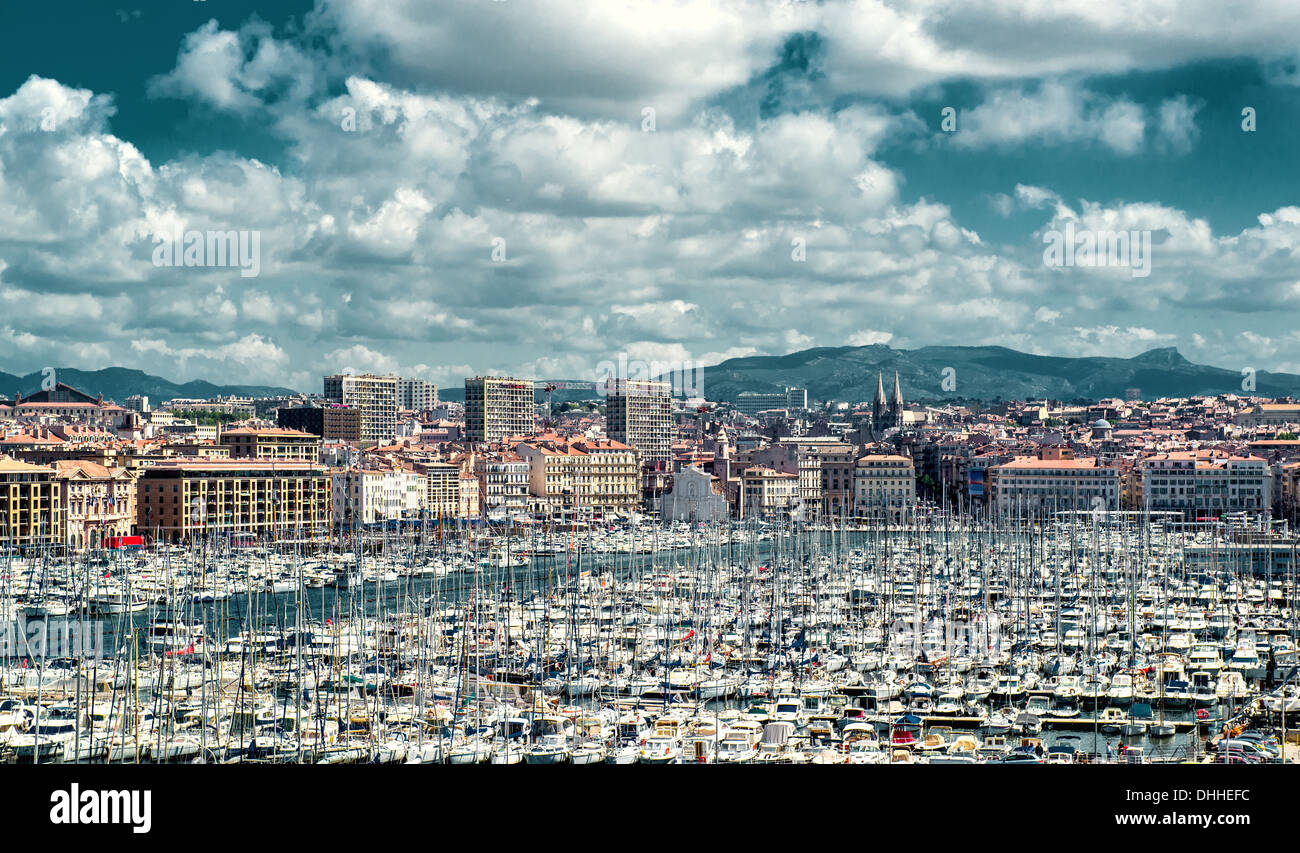 Marseille port hi-res stock photography and images - Alamy
