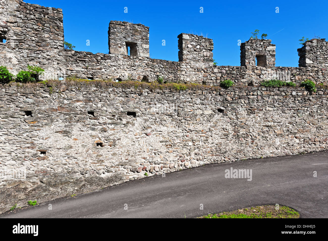 Wall of Fortress Stock Photo - Alamy