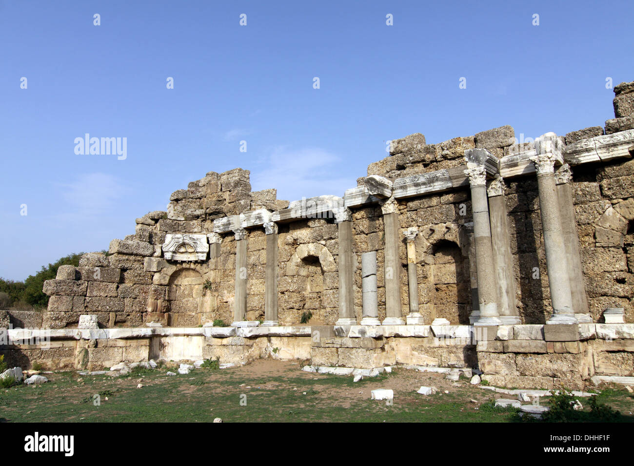 roman ruins in Side Stock Photo - Alamy