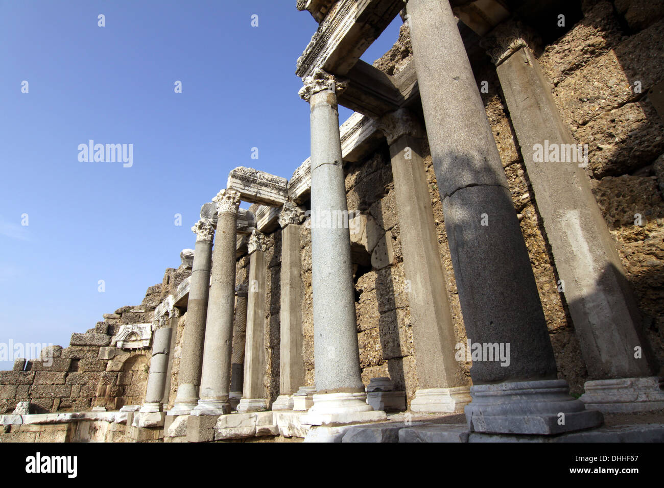 roman ruins in Side Stock Photo - Alamy
