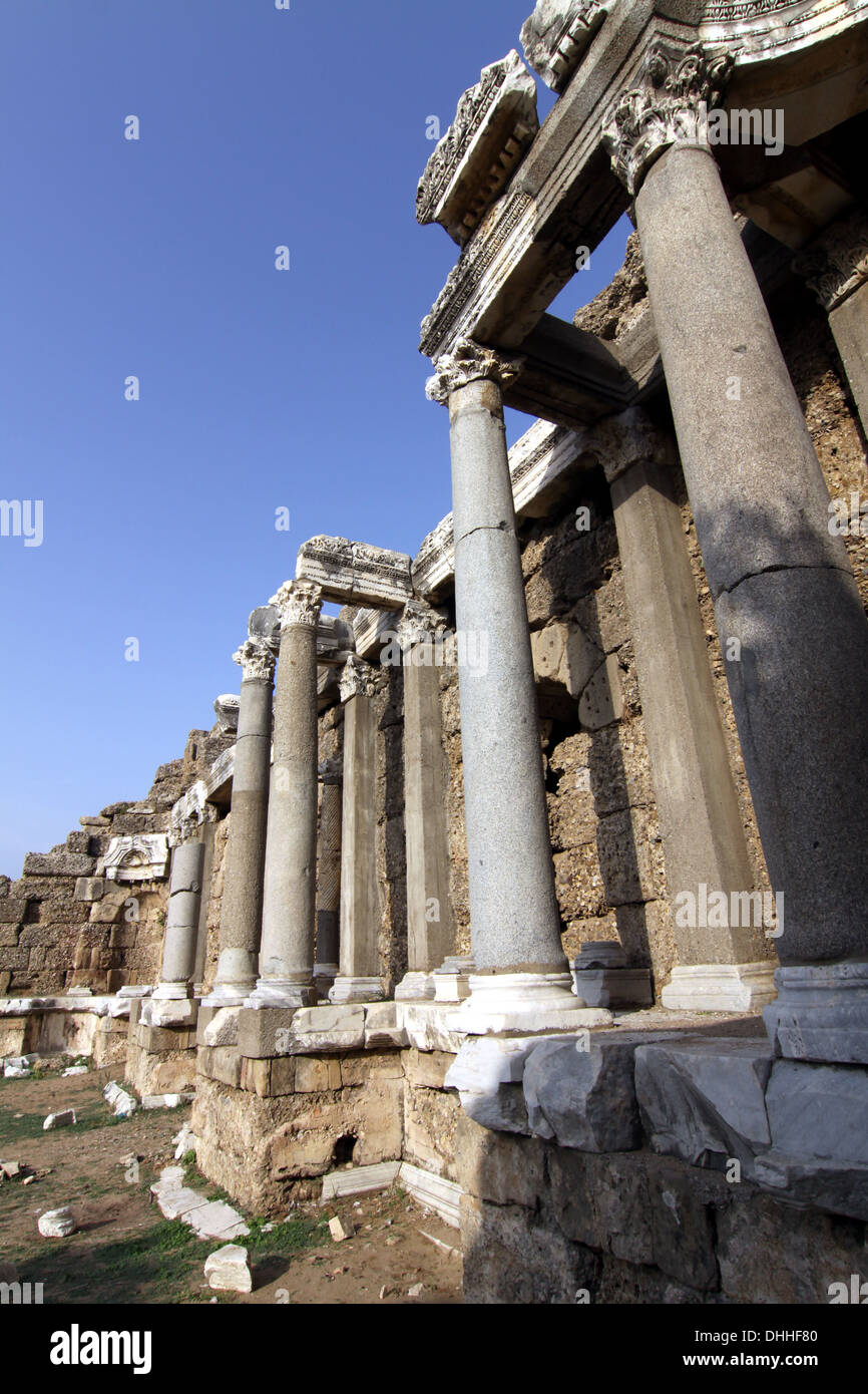 roman ruins in Side Stock Photo - Alamy