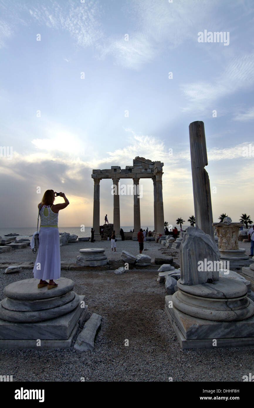 Temple of Apollo Side Stock Photo - Alamy